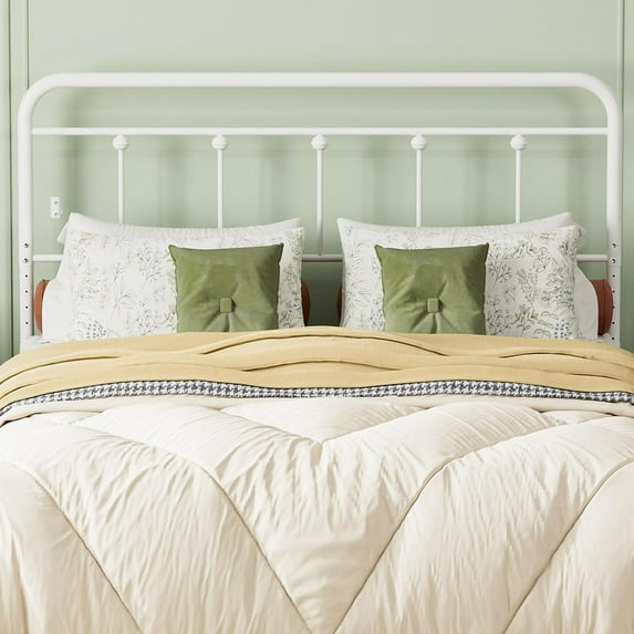 Metal Full Size Headboard Only, Adjustable Height, Steel Full Headboard ...