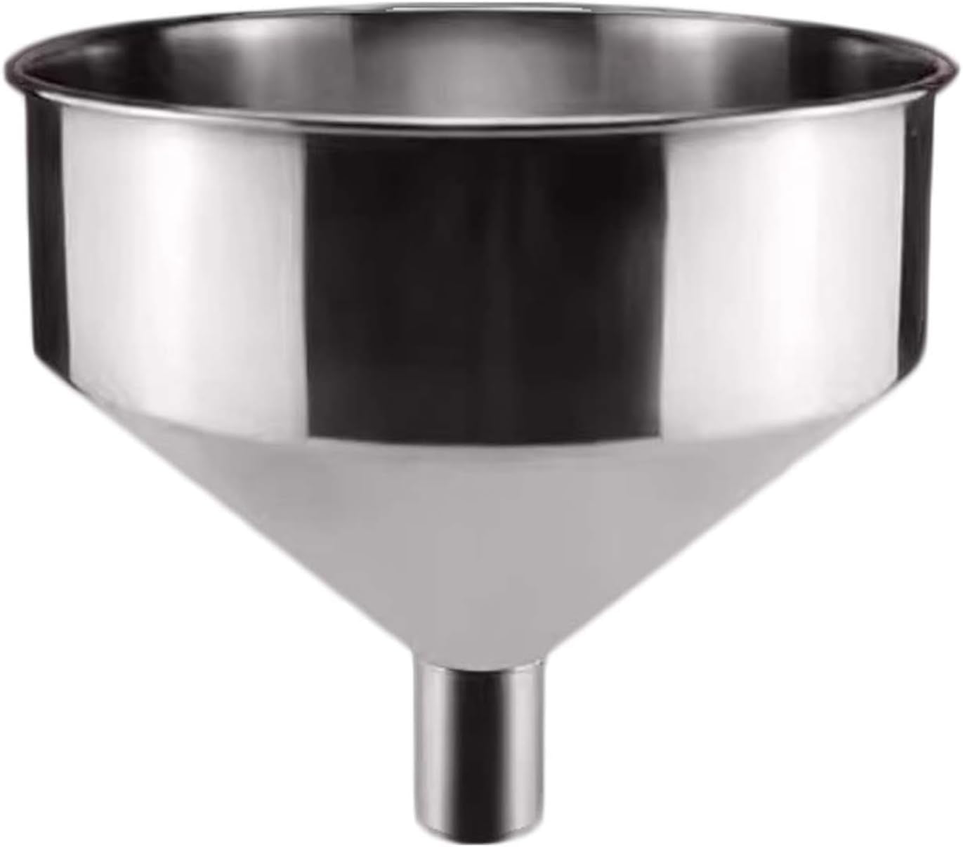 Metal Funnel Stainless Steel Funnel with Filter Household Oil Funnel Extra Large Funnel for ...