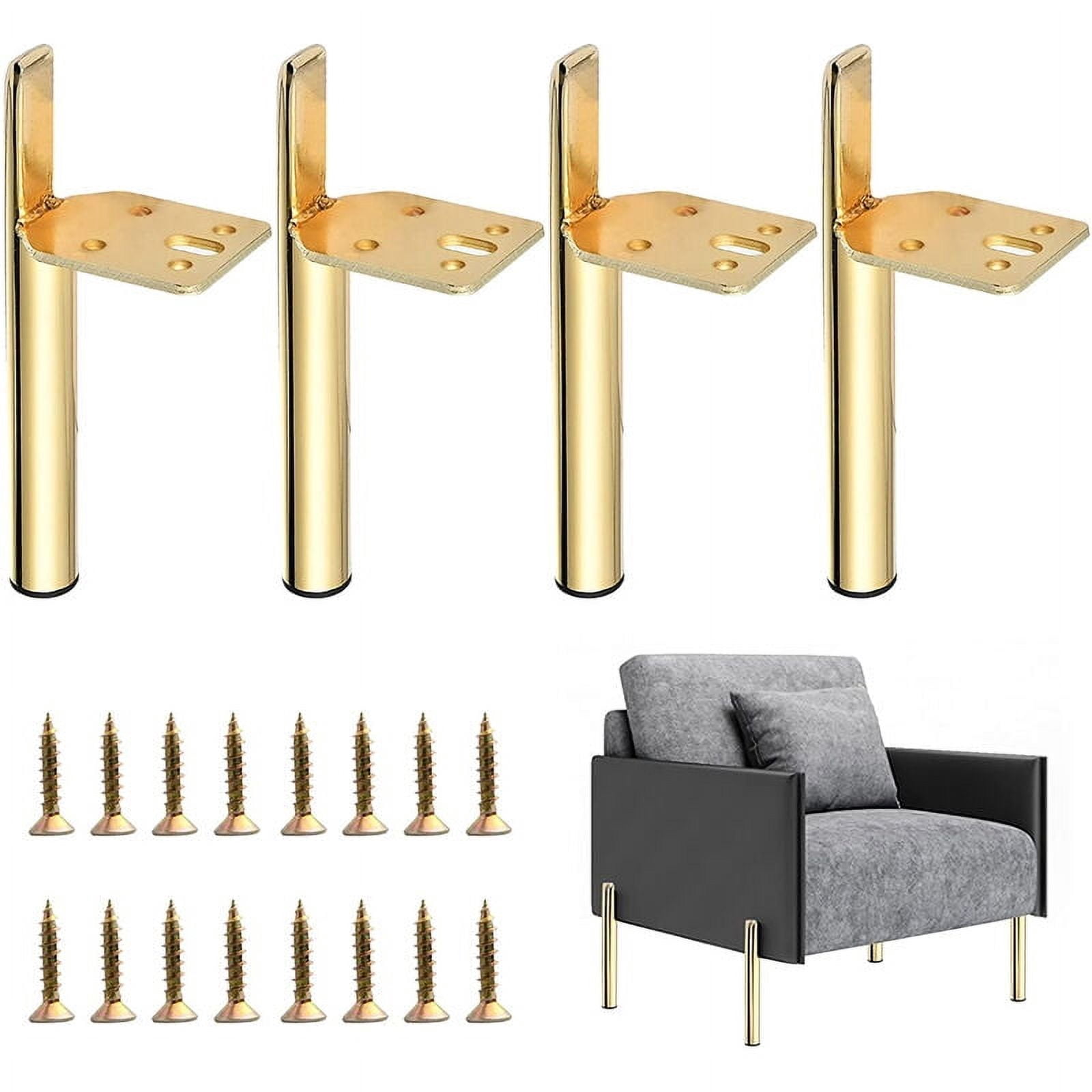 Metal Furniture Legs, Unique Modern Style Gold Heavy Duty Foot with ...