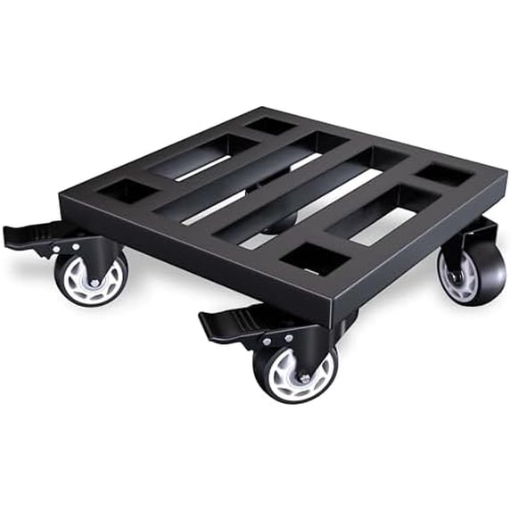 Metal Furniture Utility Dolly, 14" x 14" Heavy Duty Moving Dolly with ...