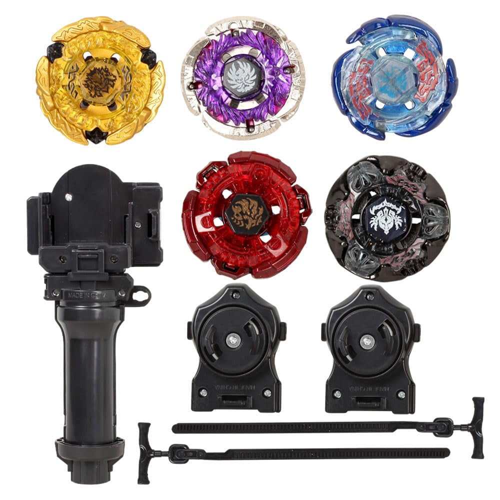 Metal Fusion 4D Battling Top 5 Pieces Gyros Spinning Top Toy Game with ...