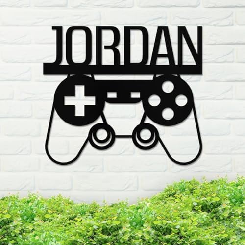 Metal Gaming Sign, Custom Gaming Sign, Metal Game Controller Sign, Game ...