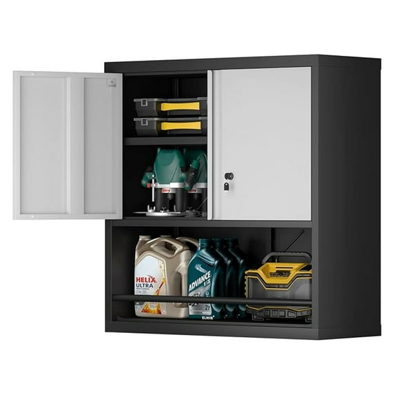 Metal Garage Cabinets, Lockable Storage Cabinet, Metal Cabinet with ...