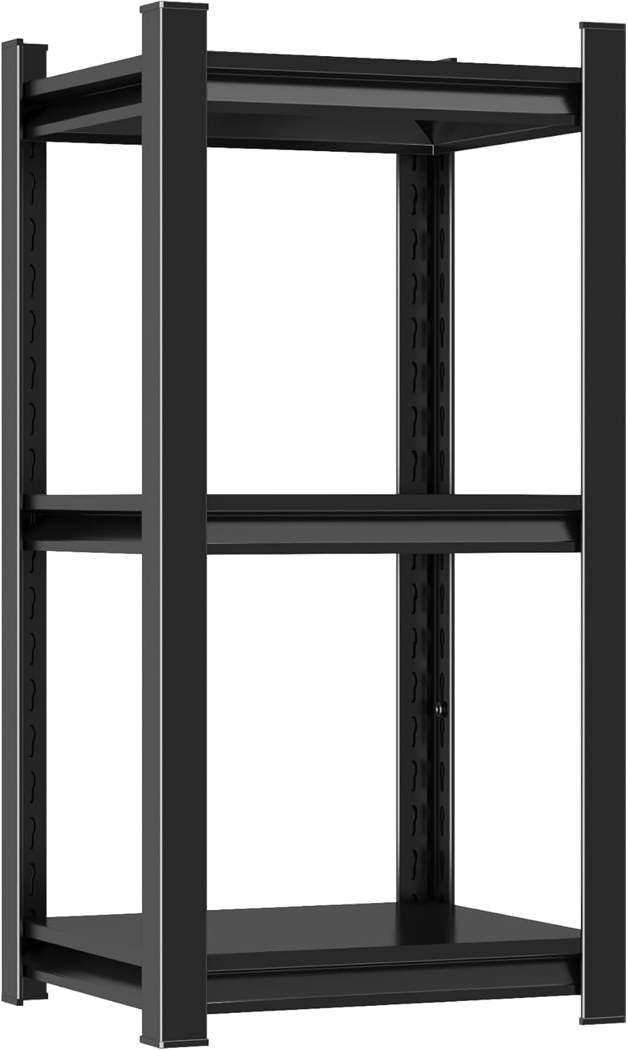 Metal Garage Shelving Unit, Heavy Duty 3-Tier Adjustable Storage Rack ...