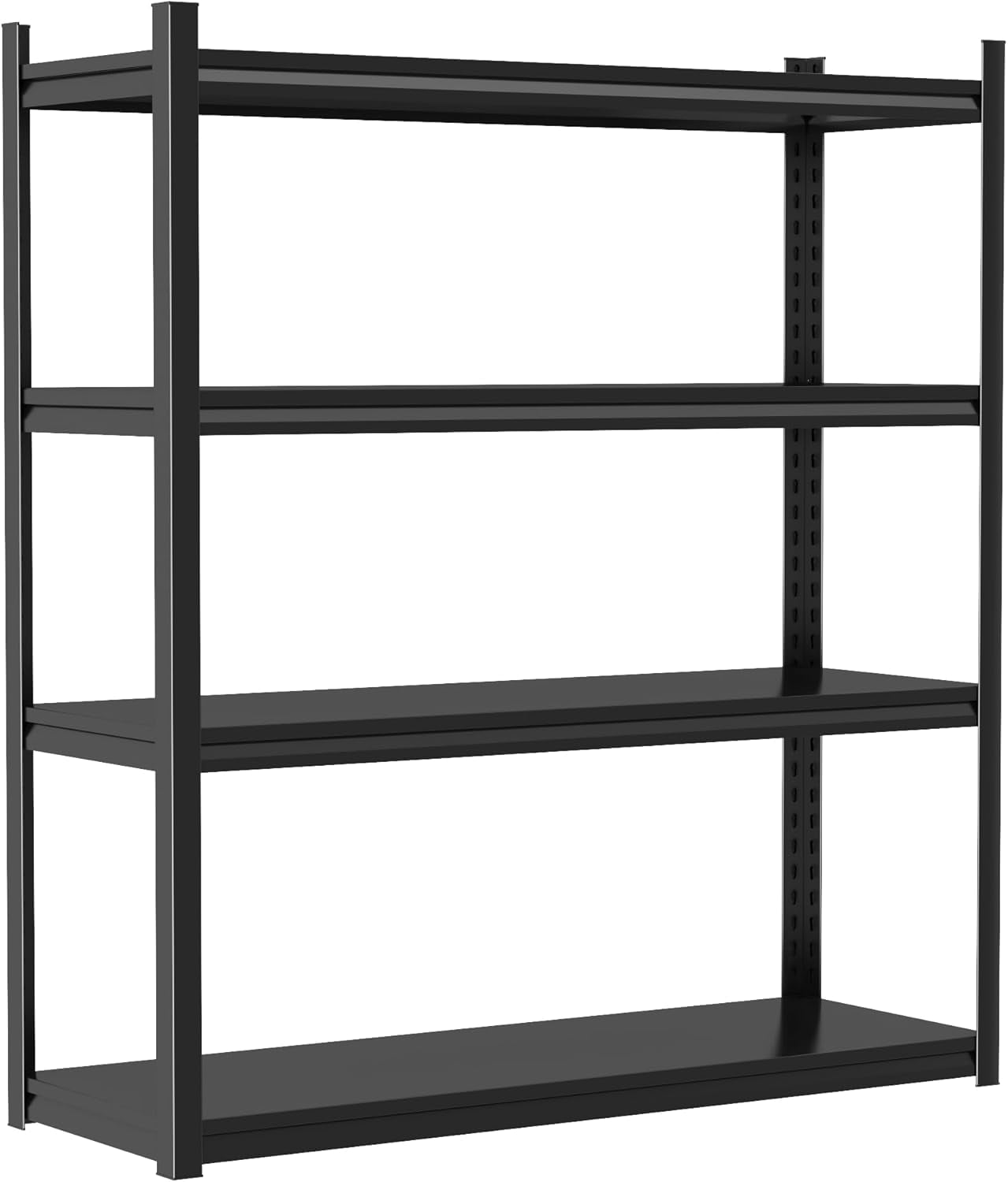 Metal Garage Shelving Unit, Heavy Duty 4-Tier Adjustable Storage Rack ...