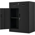 Metal Garage Storage Cabinets，Metal File Cabinet with Locking Drawers ...