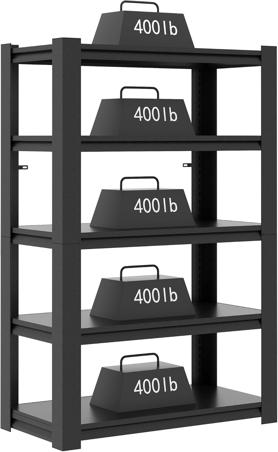 Metal Garage Storage Shelves 5 Tier,2000lbs Heavy Duty Garage Shelving ...