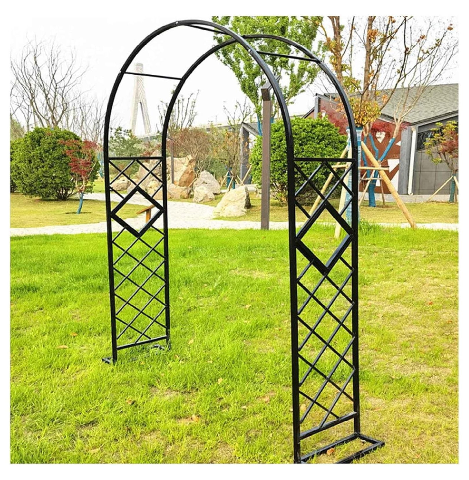 Metal Garden Arbor Arch,Garden Archway Trellis,Garden Arbor Pergola For ...