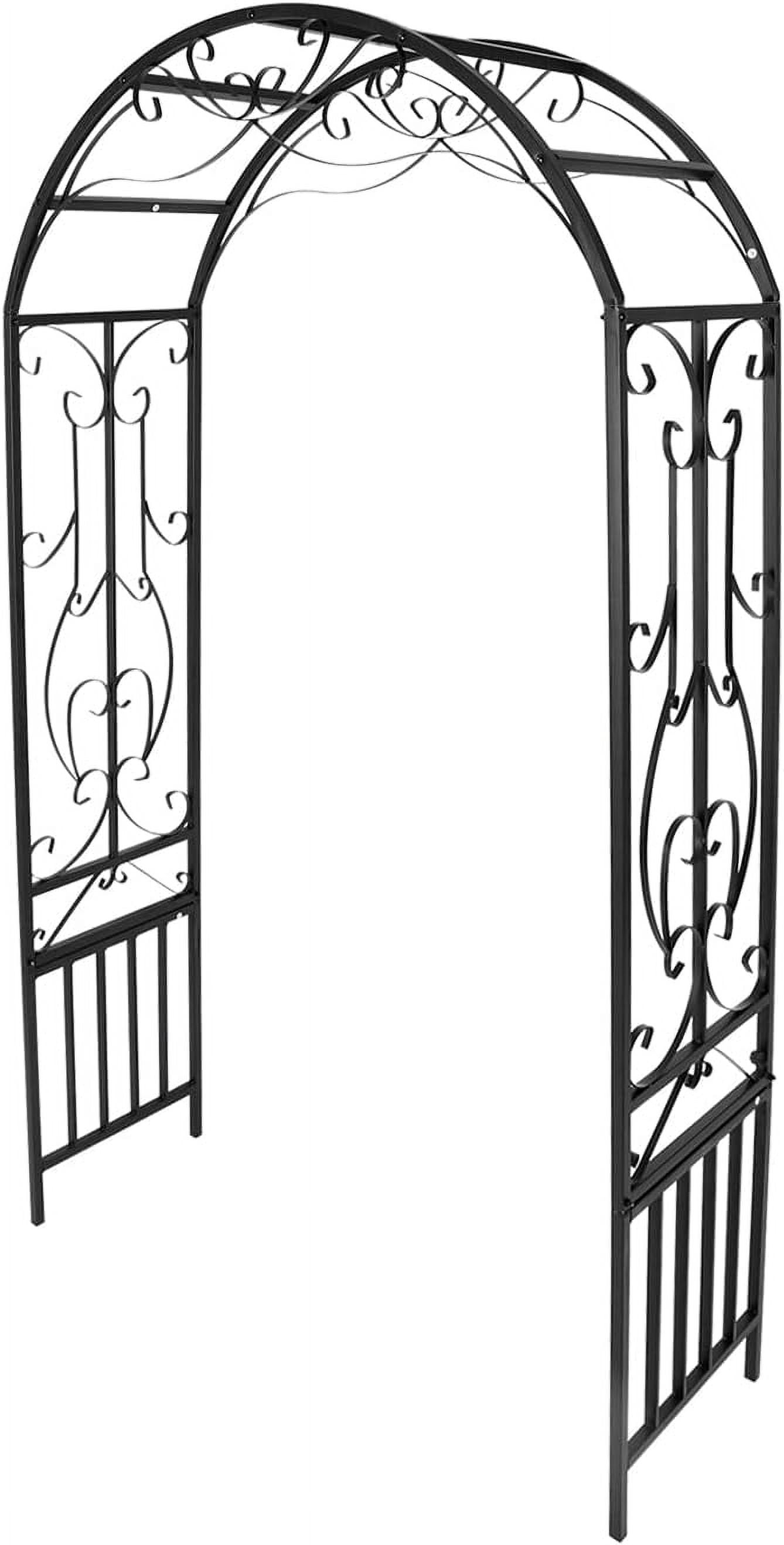 Metal Garden Arch Army Green Garden Arbor Outdoor Wedding Arches Arbor ...