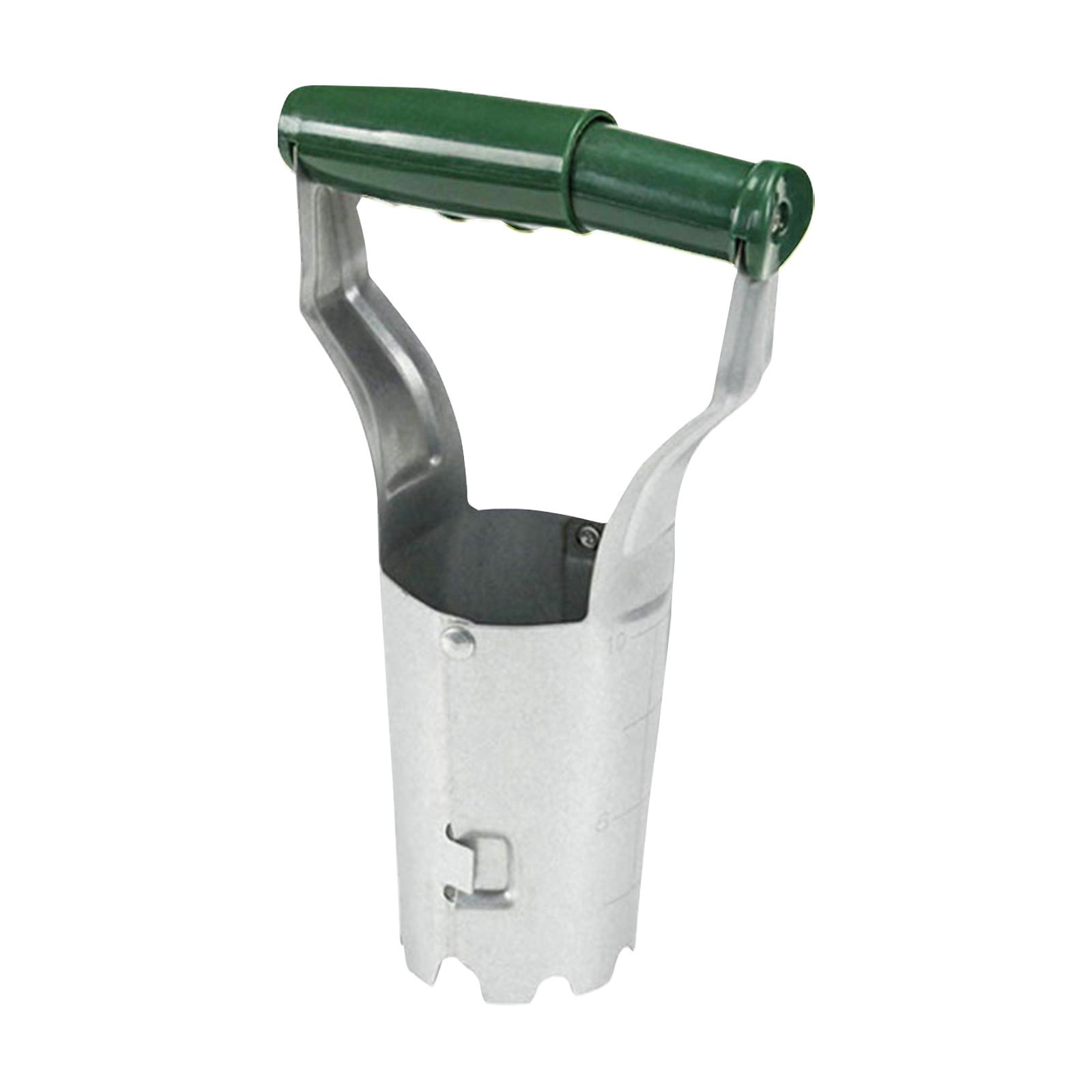Metal Garden Bulb Planter with Depth Marker - Handled Tool for ...