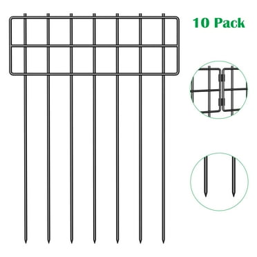 "Easy-Install Dig Defence 10-Pack Large Animal Barrier, Galvanized ...