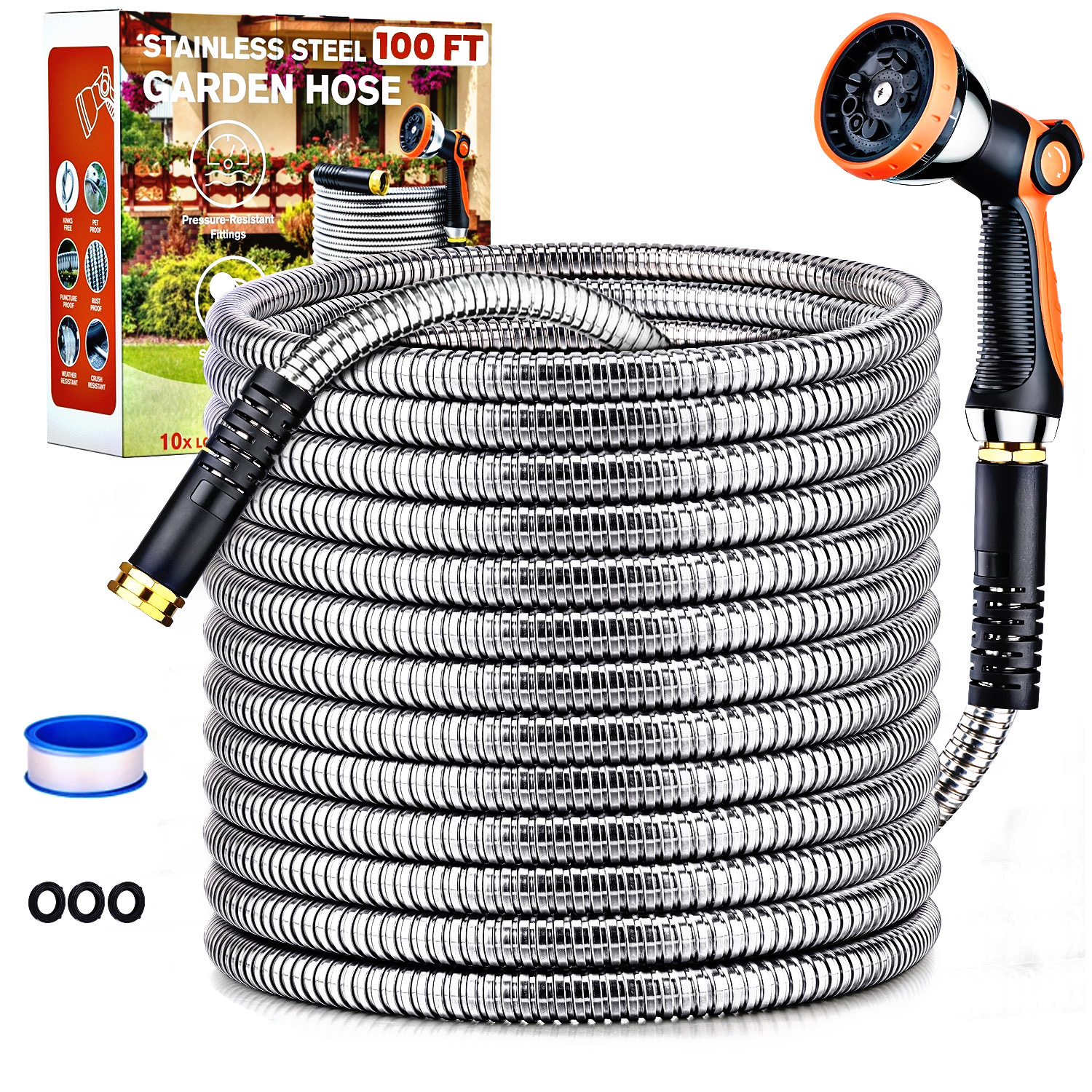 Liberty Garden 598 Basic Steel Hose Butler - Walmart.com