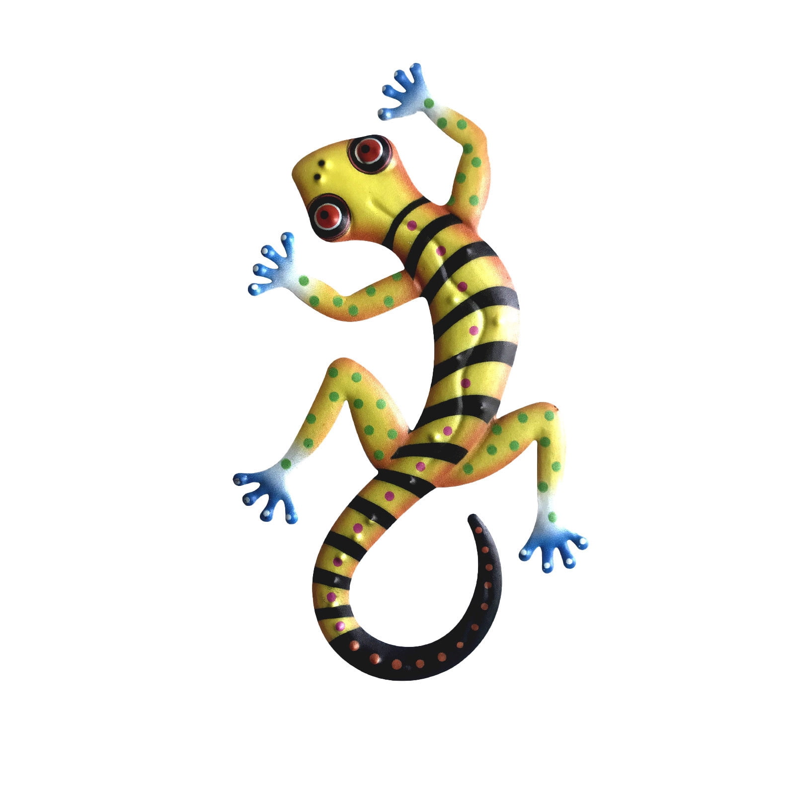 Metal Garden Lizard Decor Outdoor Yard Art,18x30cm Rust Iron Lizard ...