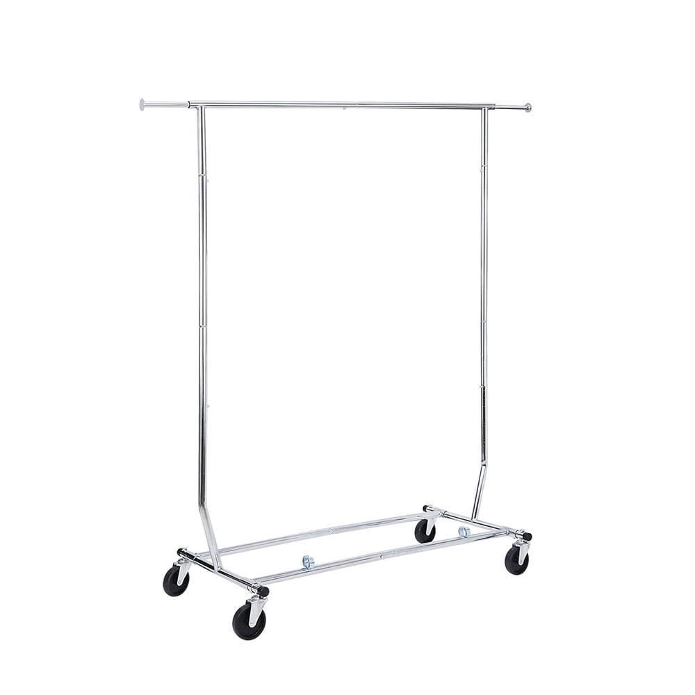 Metal Garment Rack, Expandable Mobile Clothes Drying Rack, Hanging ...