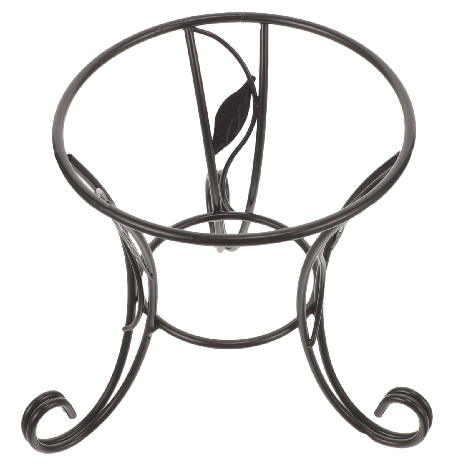 Metal Gazing Ball Stand Balls Plant Stands Decorative Golf Holder Black ...