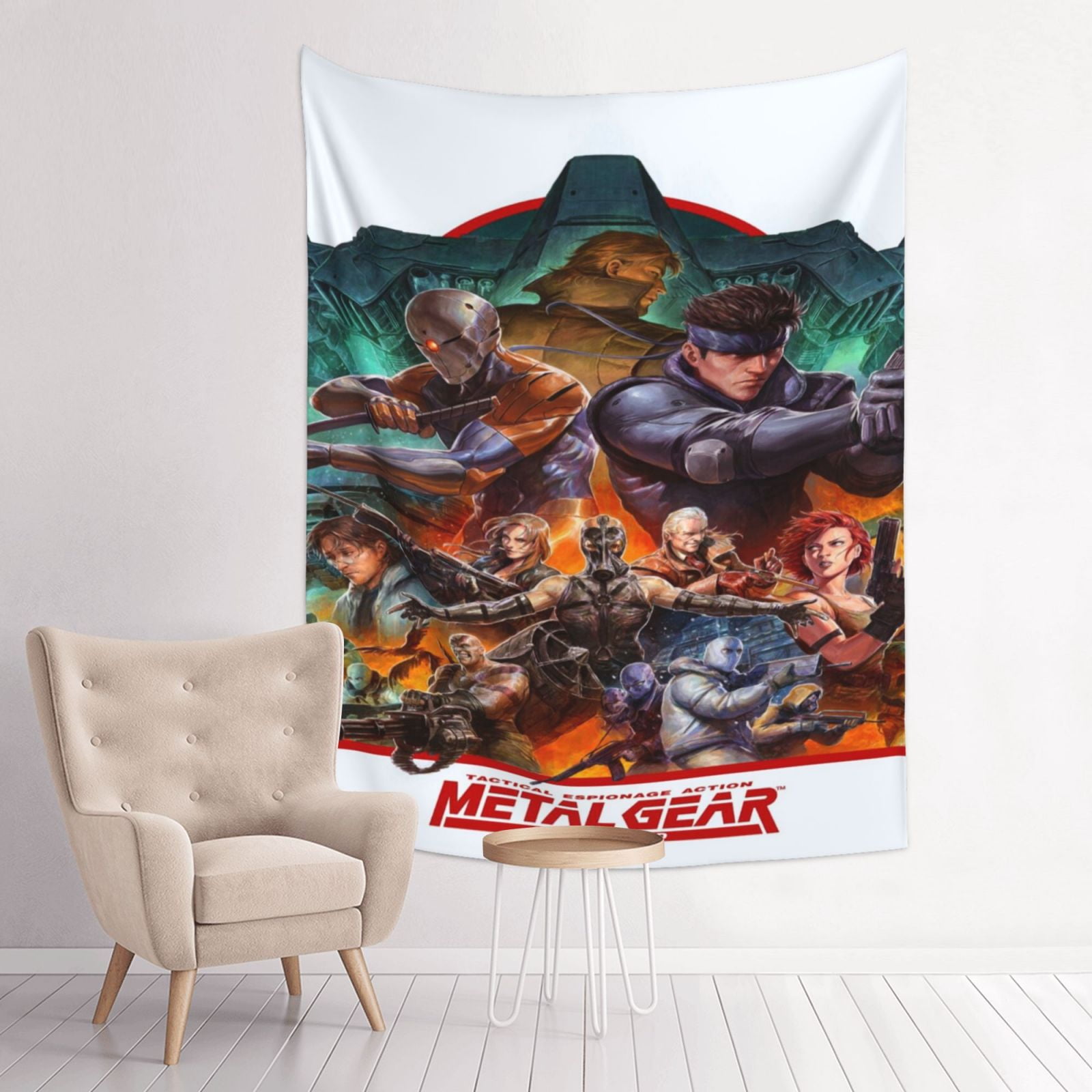 Metal Ge-ar So-lid Tapestry Kawaii Tapestry Room Decor Aesthetic Cute ...