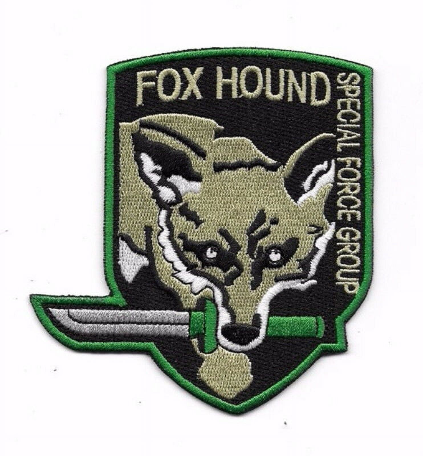 Metal Gear Fox Hound Special Forces Subdued Logo Embroidered Patch ...