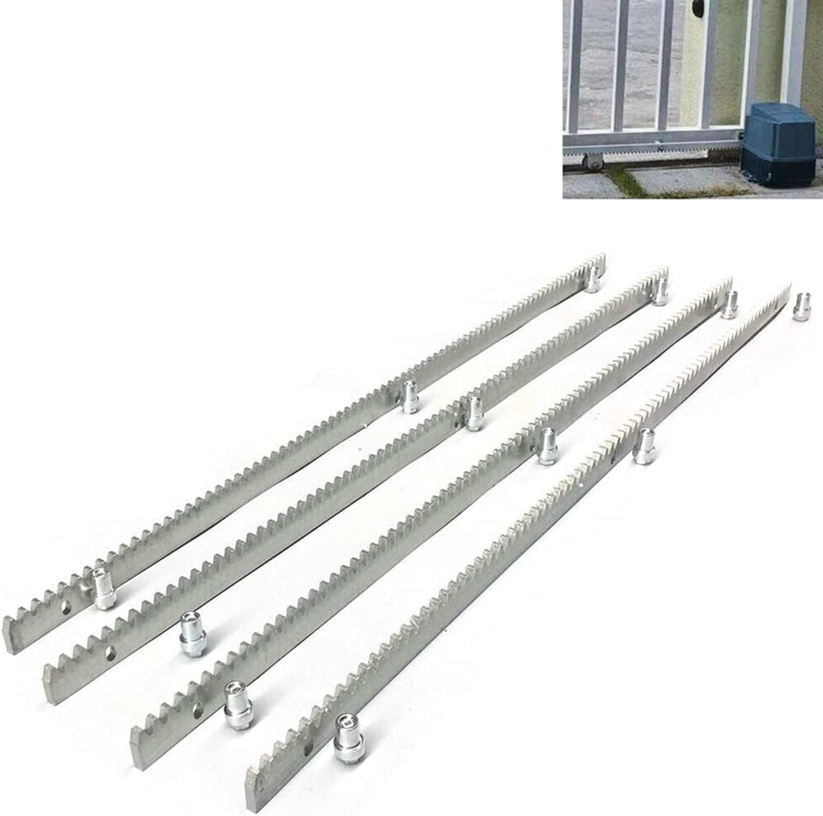 Metal Gear Rack Steel for Sliding Gate Opener, 12MM Durable Slide Door ...