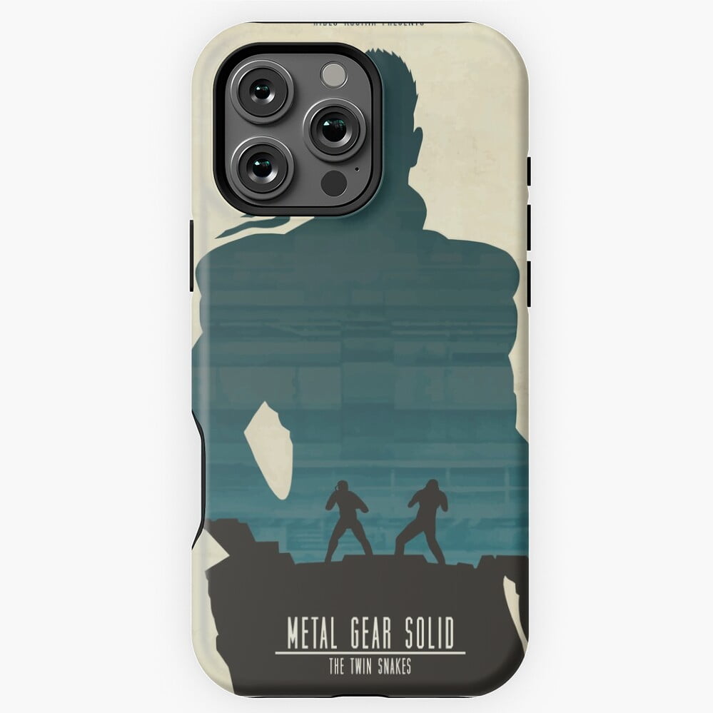Metal Gear Solid 1 Twin Snakes Minimalist Phone Case for iPhone 16 15 ...