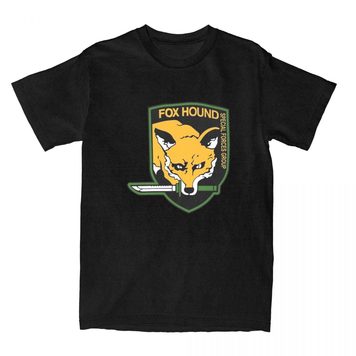 Metal Gear Solid Fox Hound Emblem T Shirt Merch Men Women'S Pure Cotton ...