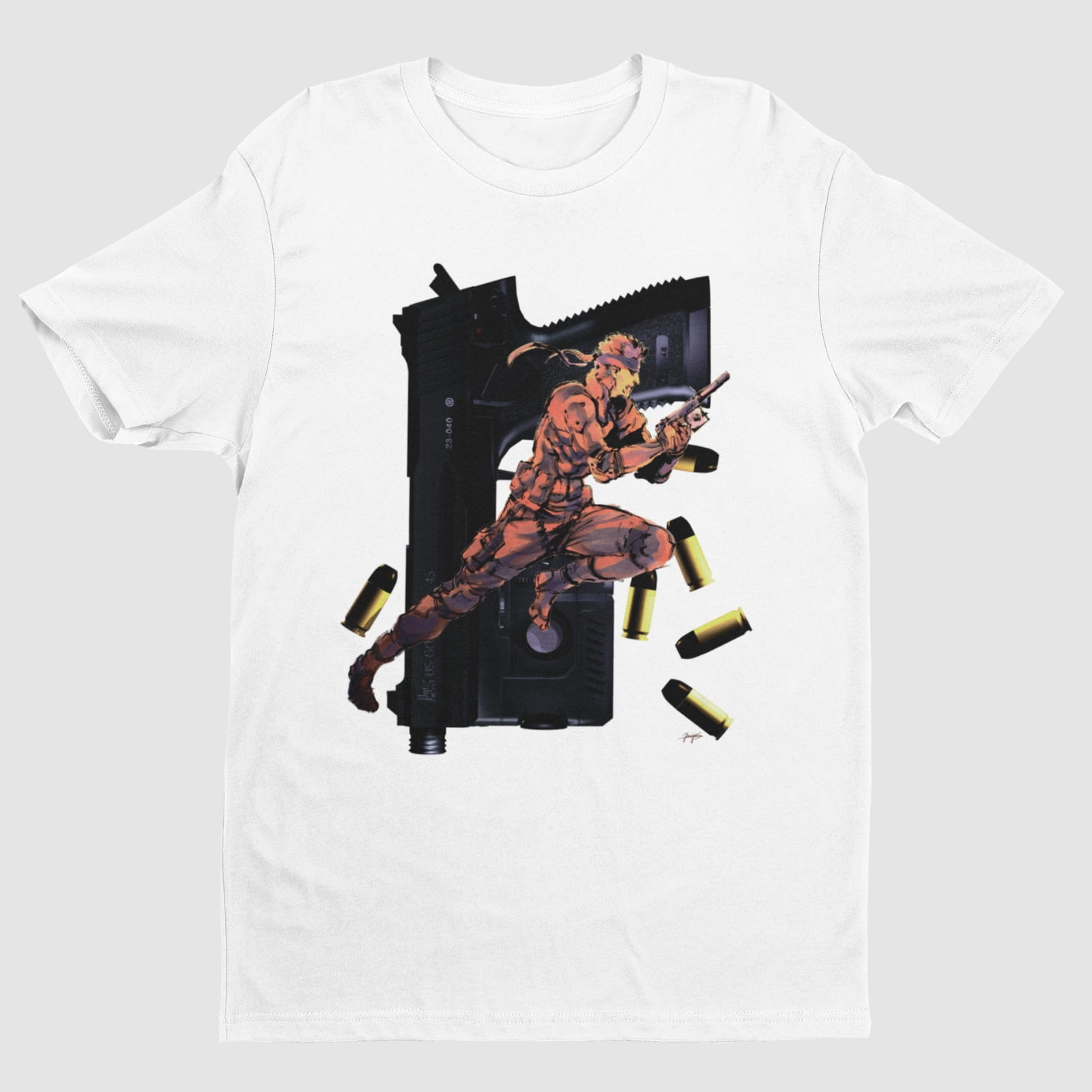 Metal Gear Solid Key Art Premium Unisex T Shirt | Exclusive Design for ...