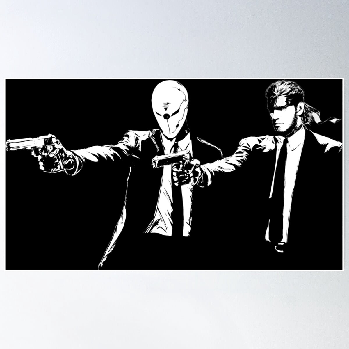 Metal Gear Solid Snake Cyborg Ninja Banksy Pulp Fiction Poster, 16x24 ...