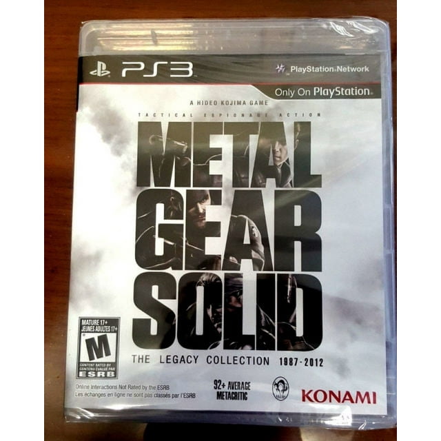 Metal Gear Solid: The Legacy Collection Konami - Walmart Business Supplies