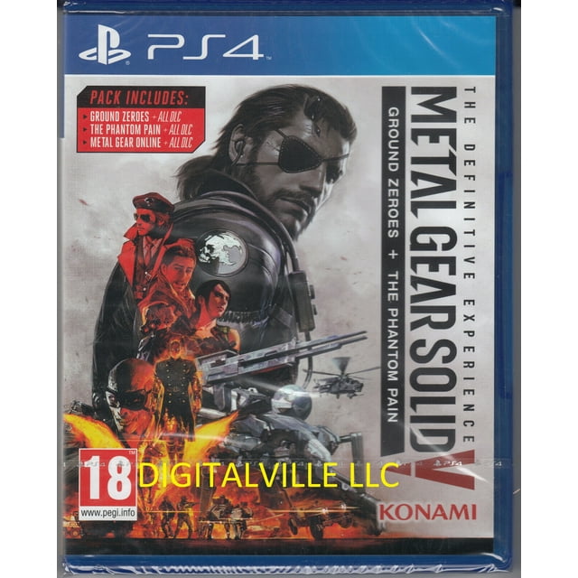 Metal Gear Solid V Definitive Experience PS4 MGS V Brand New Factory ...