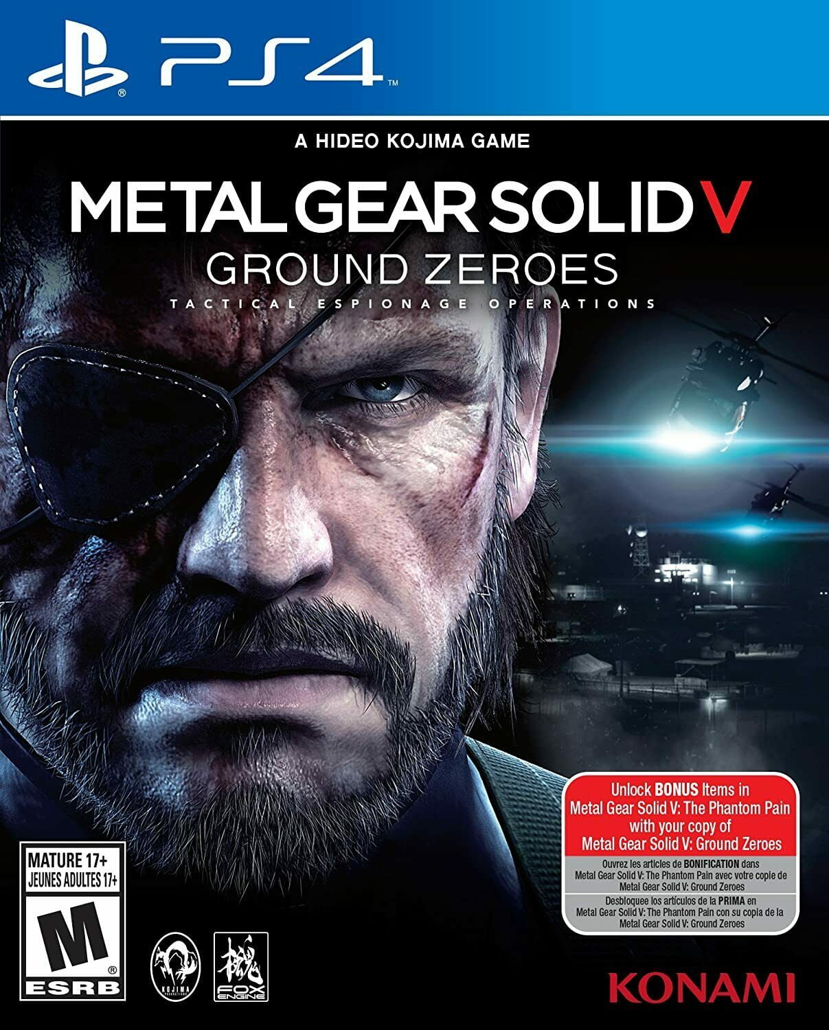 Metal Gear Solid V: Ground Zero - Sony Playstation 4 [PS4 Konami MGS5 ...
