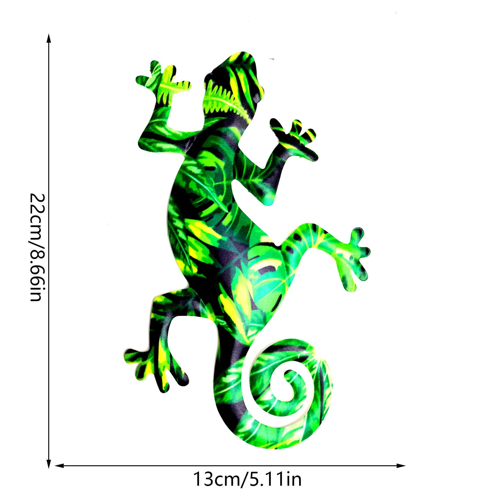 Metal Gecko Outdoor Wall Decor, Lizard Art Garden Sculptures & Statues ...