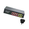Metal Gigabit Switching 4 Port 48V Power Over Ethernet Suitable For ...