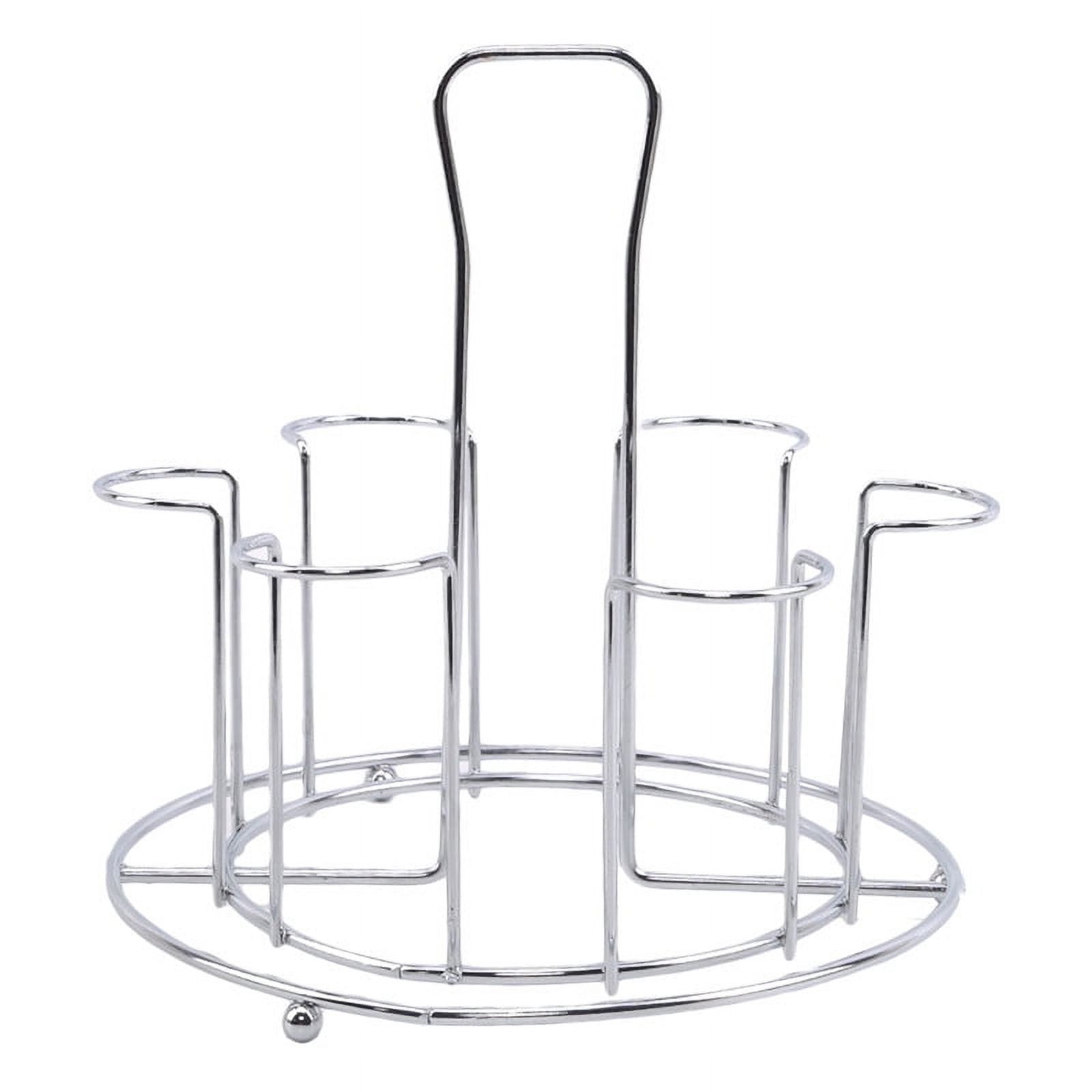 Metal Glass Cup Storage Rack For Water Mug Draining Drying Organizer ...