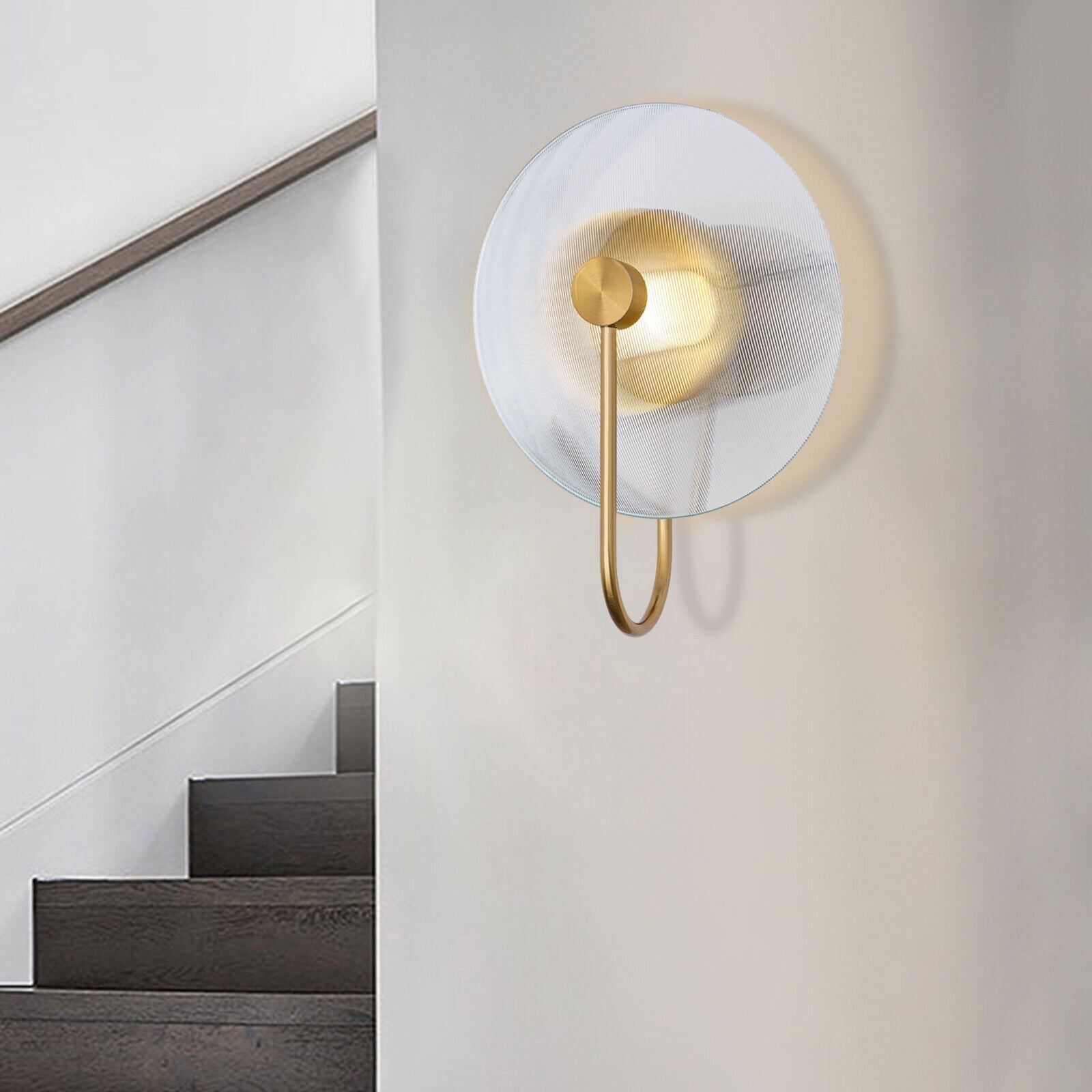 Metal+Glass Wall LED Light Modern Wall Lamp Bedroom/Home Decor For ...