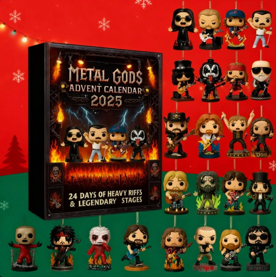 Metal Gods Advent Calendar 24 Days Famous Rock Singers Countdown ...