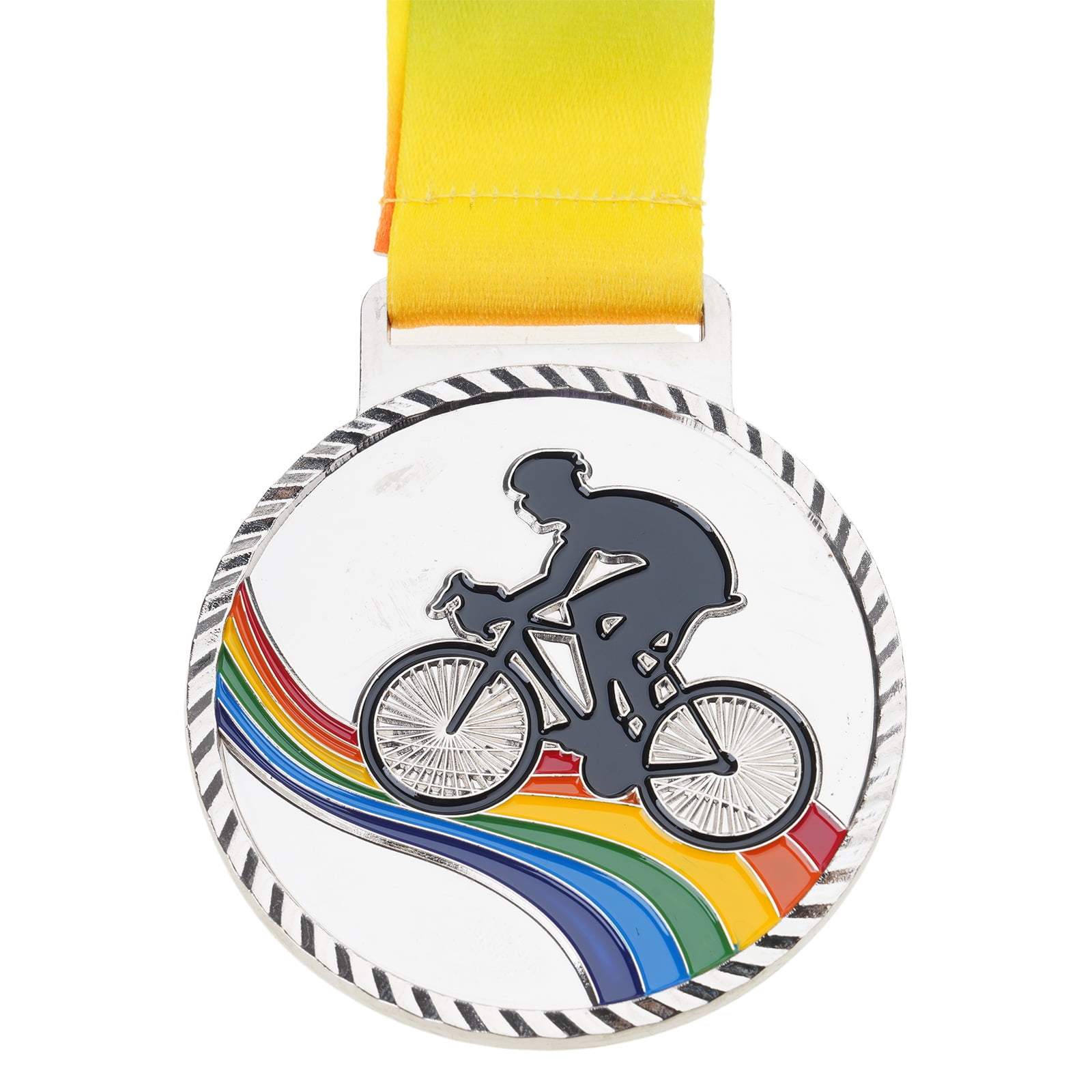 Metal Gold Silver Bronze Award Medals with Ribbon, Winners Medals for ...