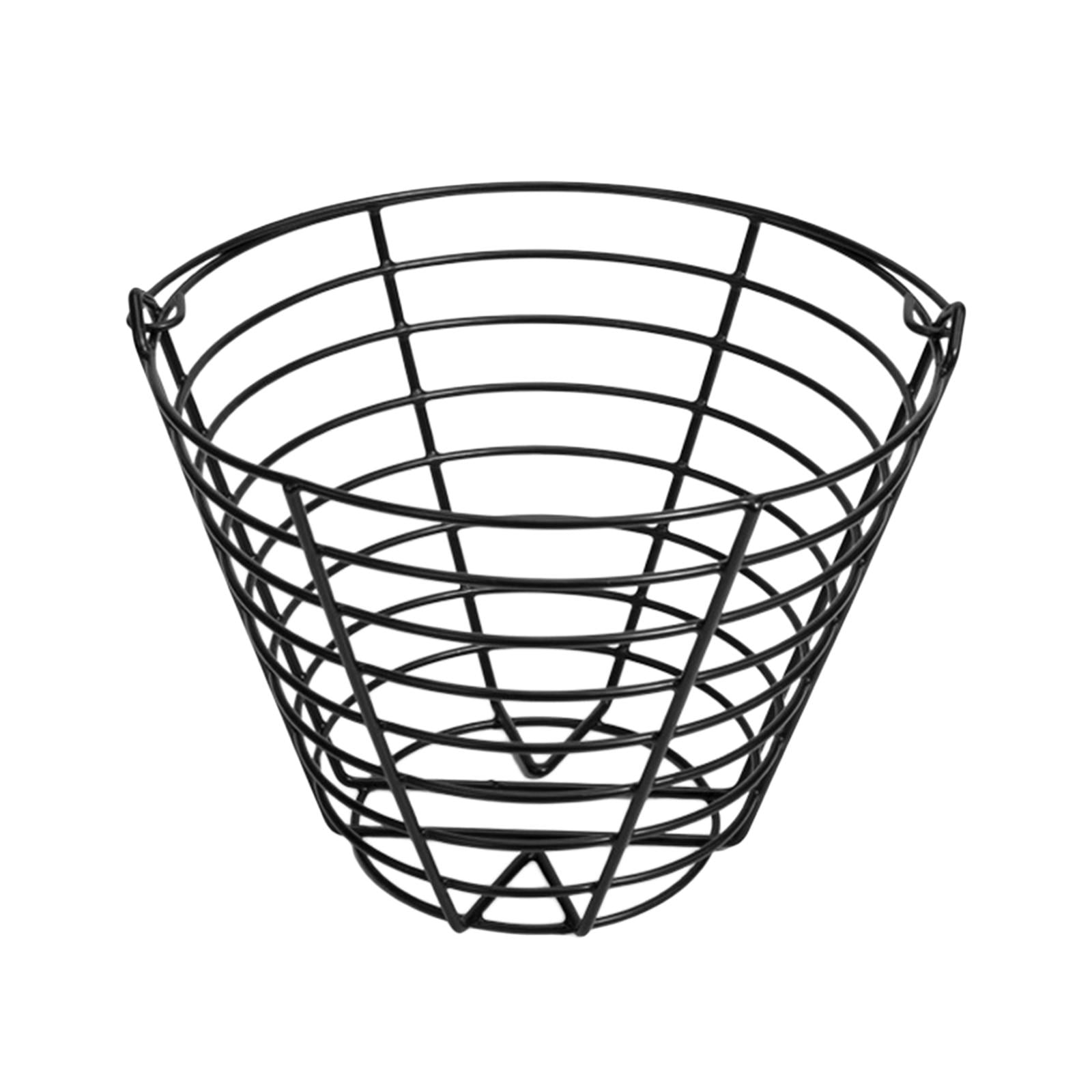 Metal Golf Basket, Golf Ball Buckets Golf Range Basket with Handle Golf ...