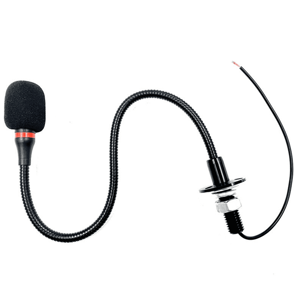 Metal Gooseneck Microphone Speech Computer Desktop Condenser Conference ...