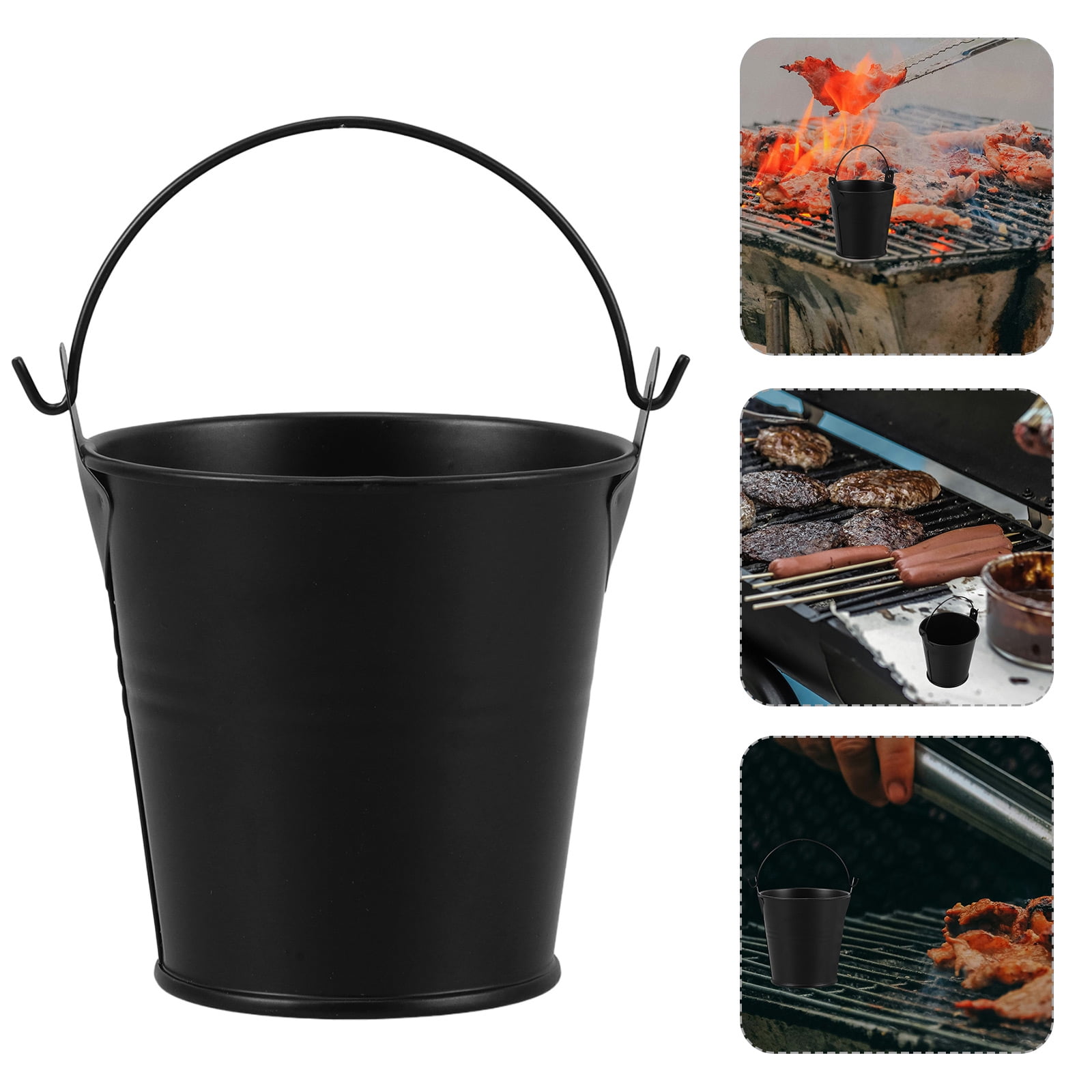 SEWCHICS Barbecue Bucket Grease Catching Rectangular 1Pack - Walmart.com