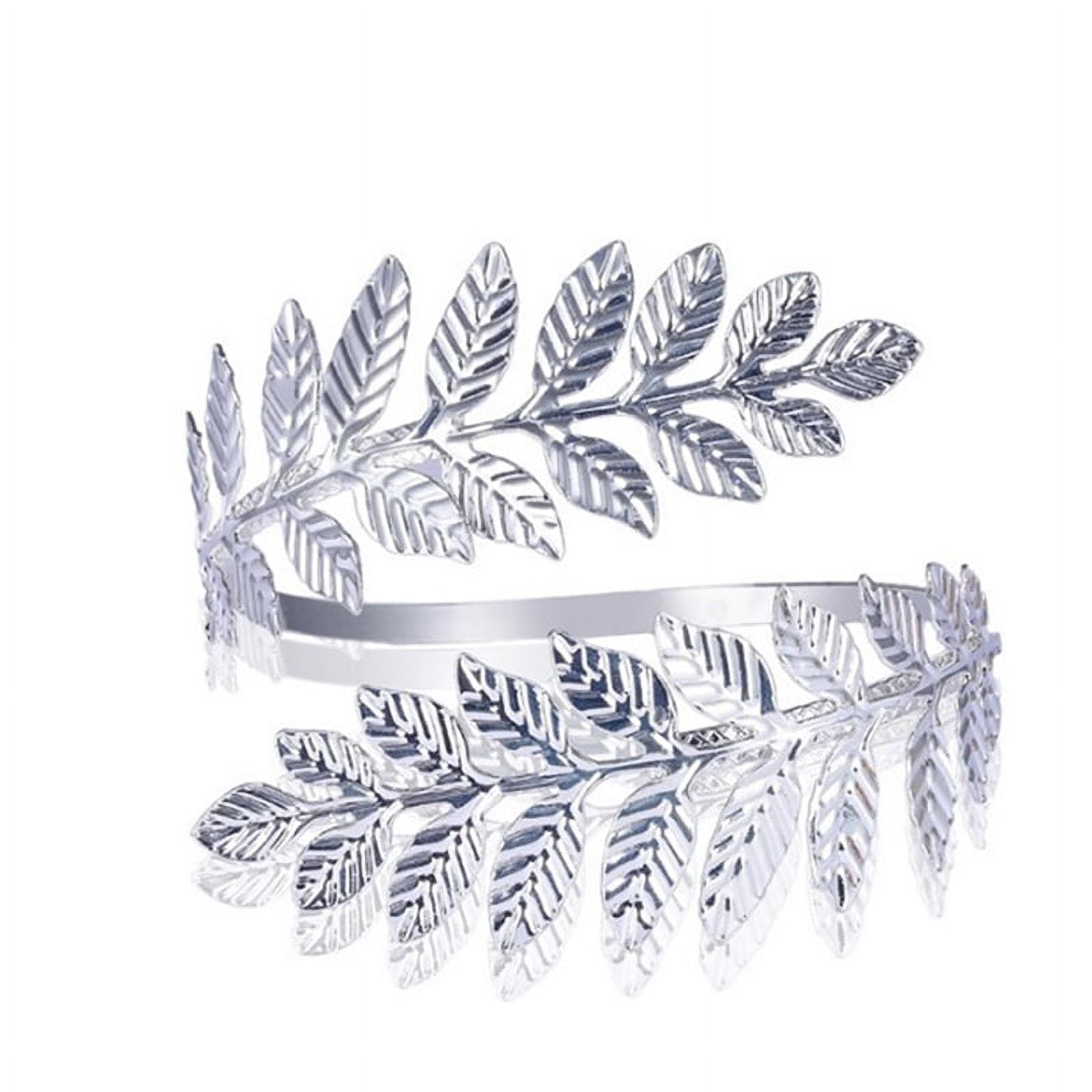 Metal Greek Roman Laurel Leaf Bracelet Armband Upper Arm Cuff Armlet ...