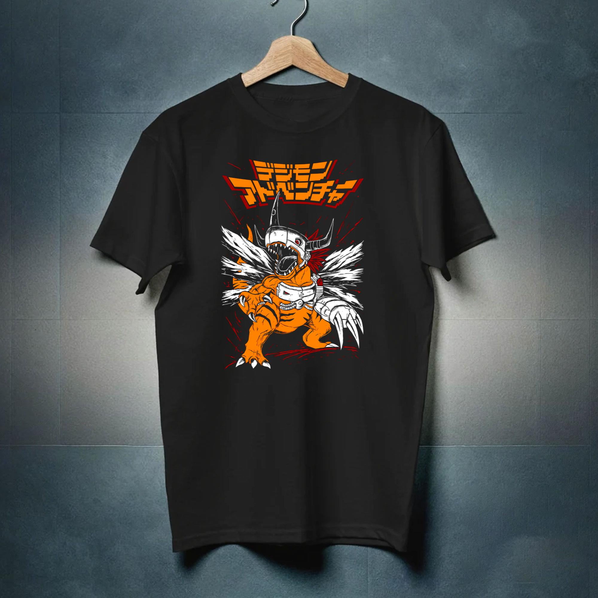 Metal Greymon T-shirt - agumon - Greymon Shirt - Koromon - Wargreymon ...