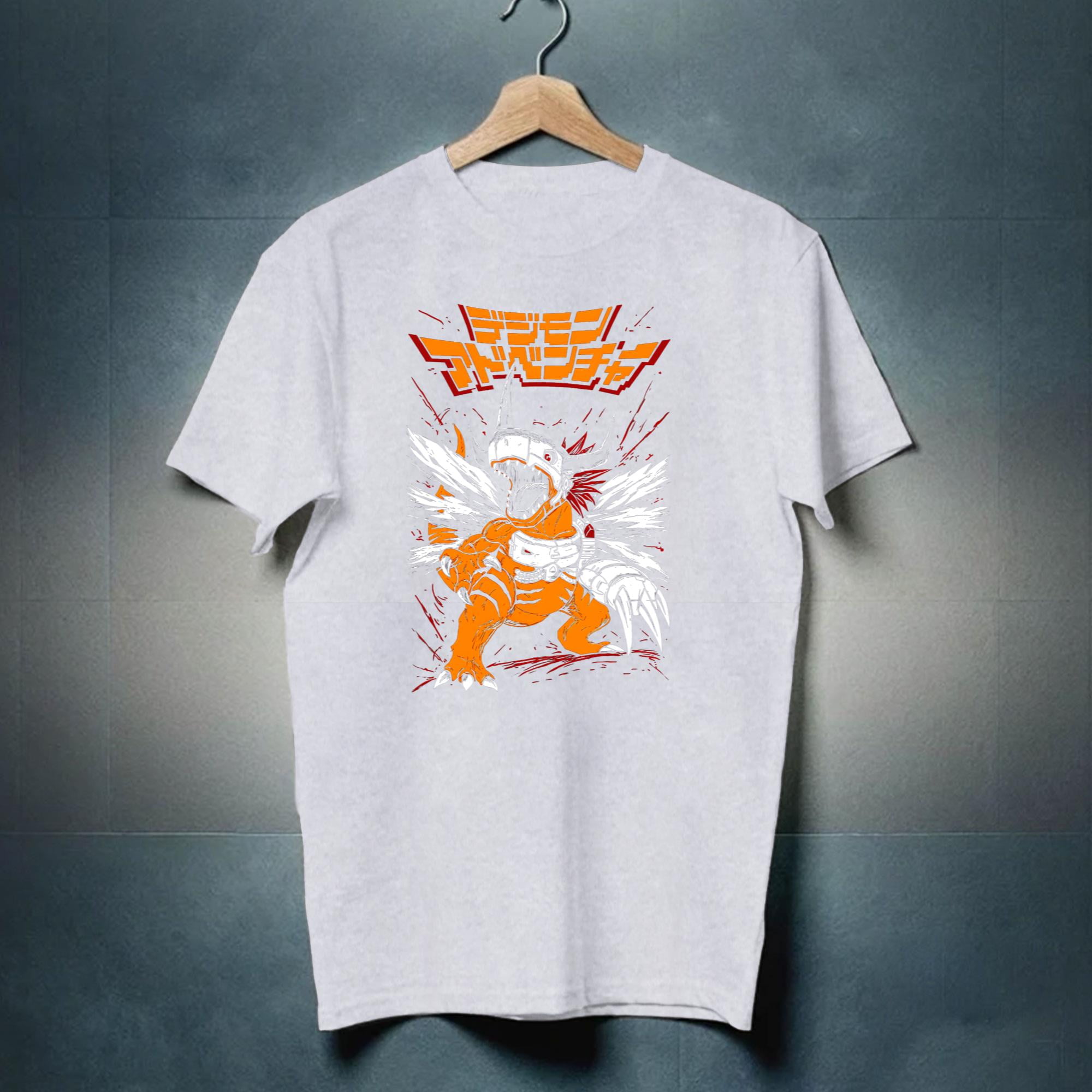 Metal Greymon T-shirt - agumon - Greymon Shirt - Koromon - Wargreymon ...