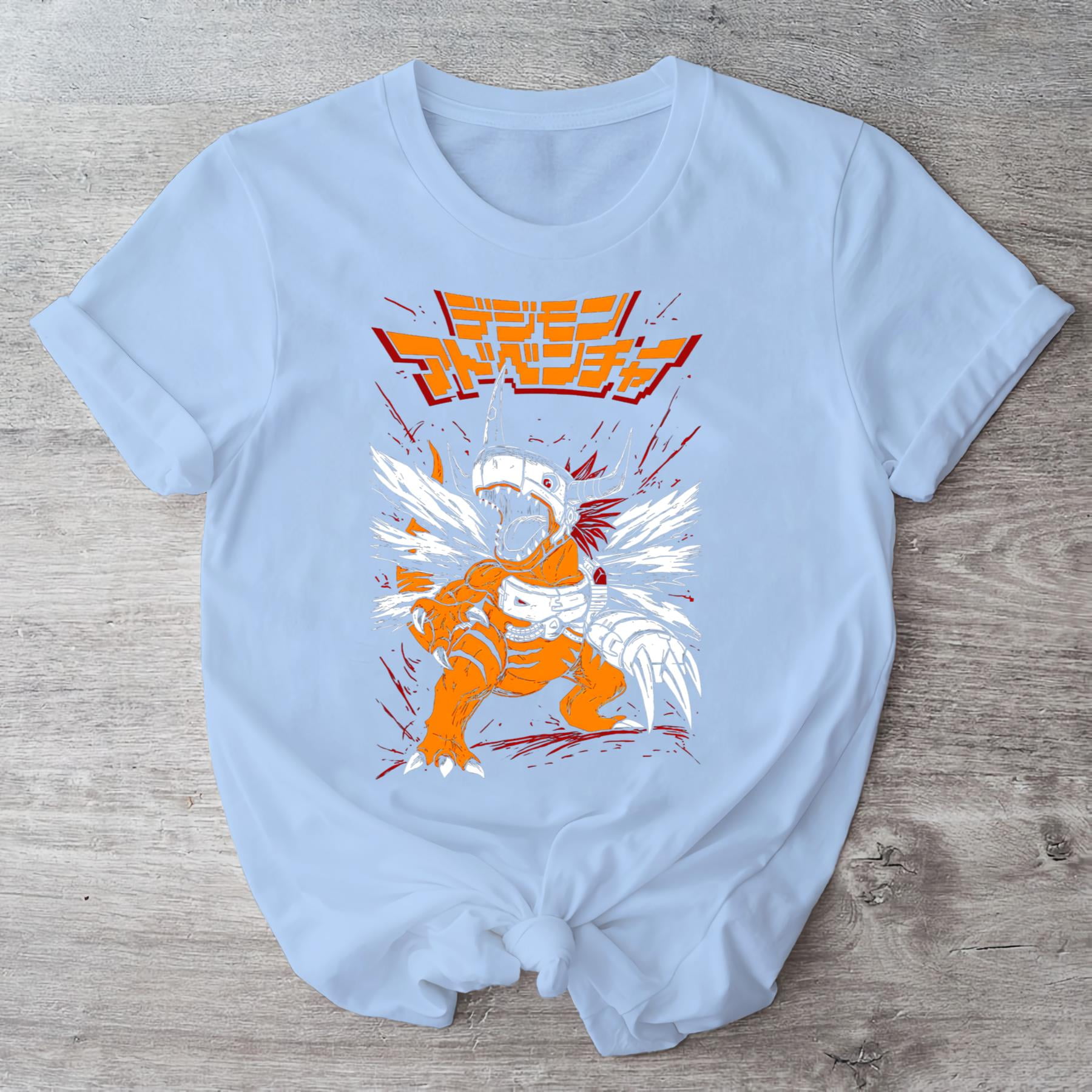 Metal Greymon T-shirt - agumon - Greymon Shirt - Koromon - Wargreymon ...