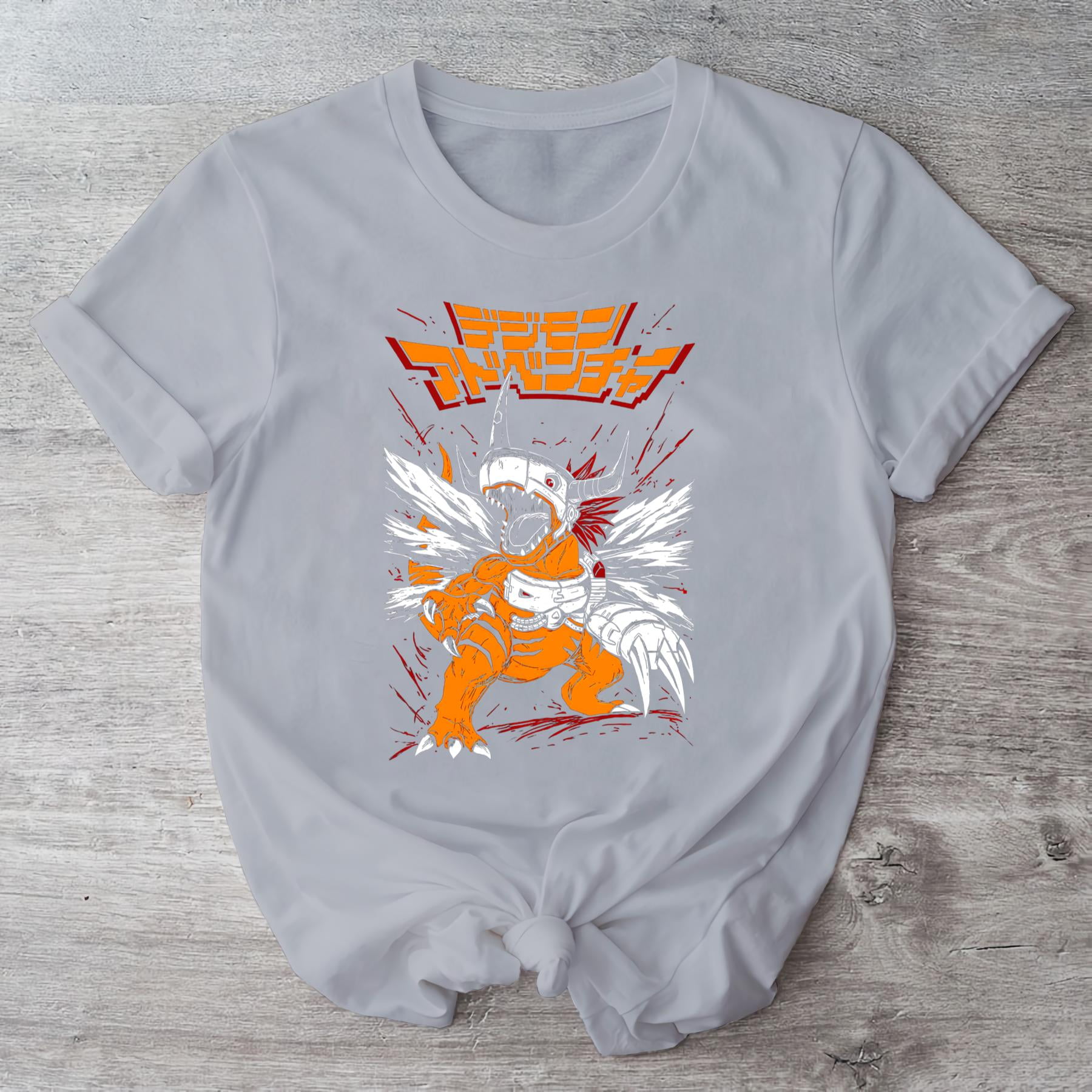 Metal Greymon T-shirt - agumon - Greymon Shirt - Koromon - Wargreymon ...