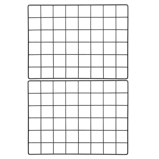 Metal Grid Wall Panel 2pcs Metal Grid Wall Panels Grid Photo Frame ...