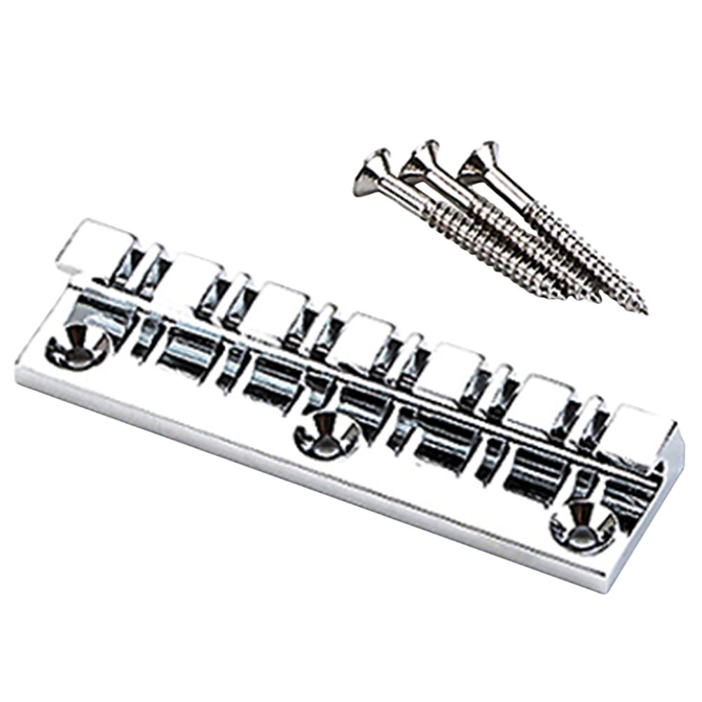 Metal Guitar Bridge 12 Strings Fixed Harp Bridge Guitar Part Electric ...