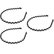 TSV 6Pcs Metal Hair Bands, Wavy Spring Headbands for Men, Elastic Hair ...