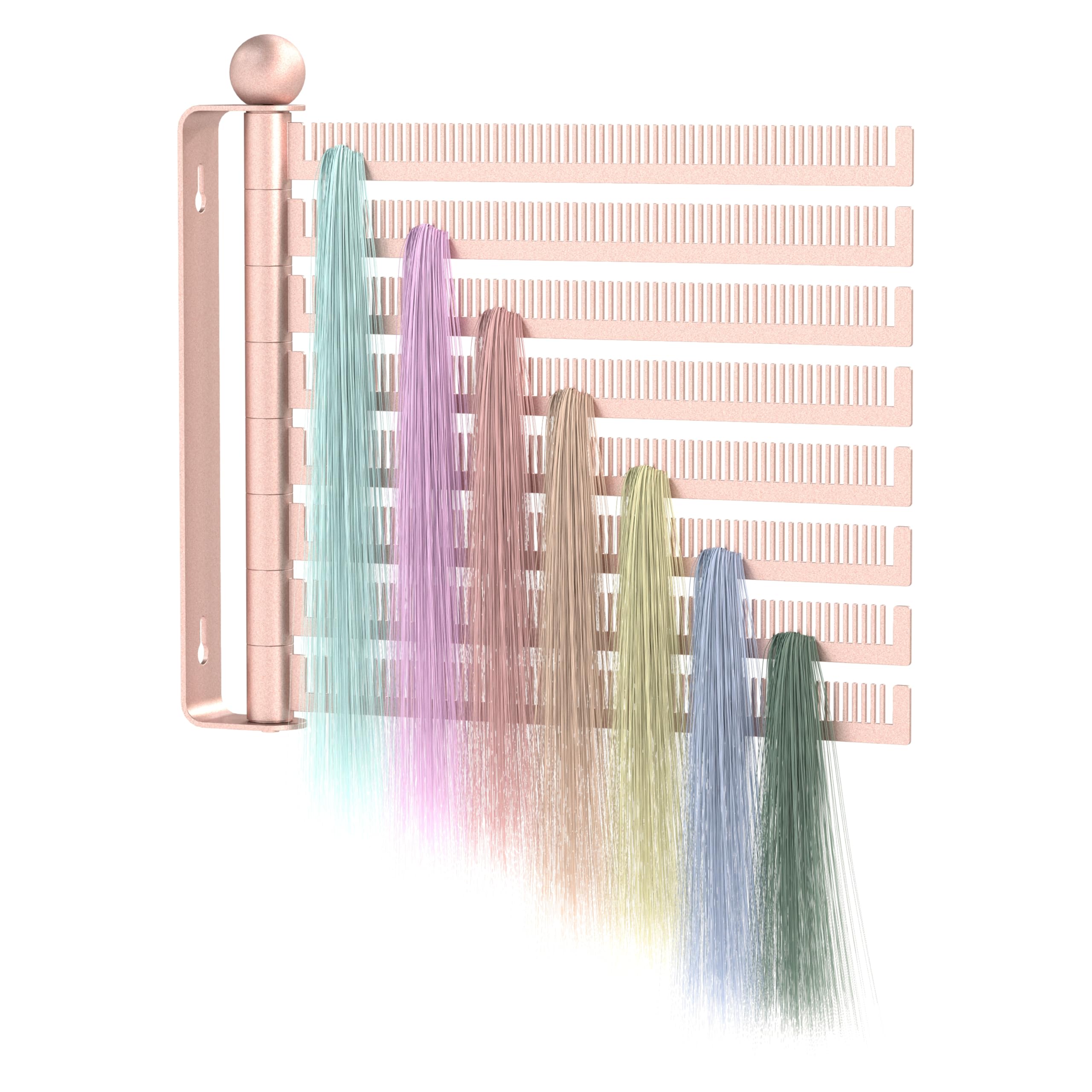 Metal Hair Extension Holder Styling, Swivel Hair Extension Tools, 8 ...