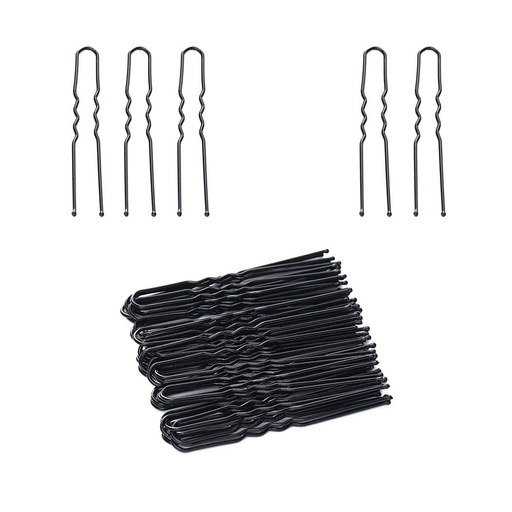Metal Hair Pins Black Curved Bobby Pin Party Wedding Daily Bangs Hair ...