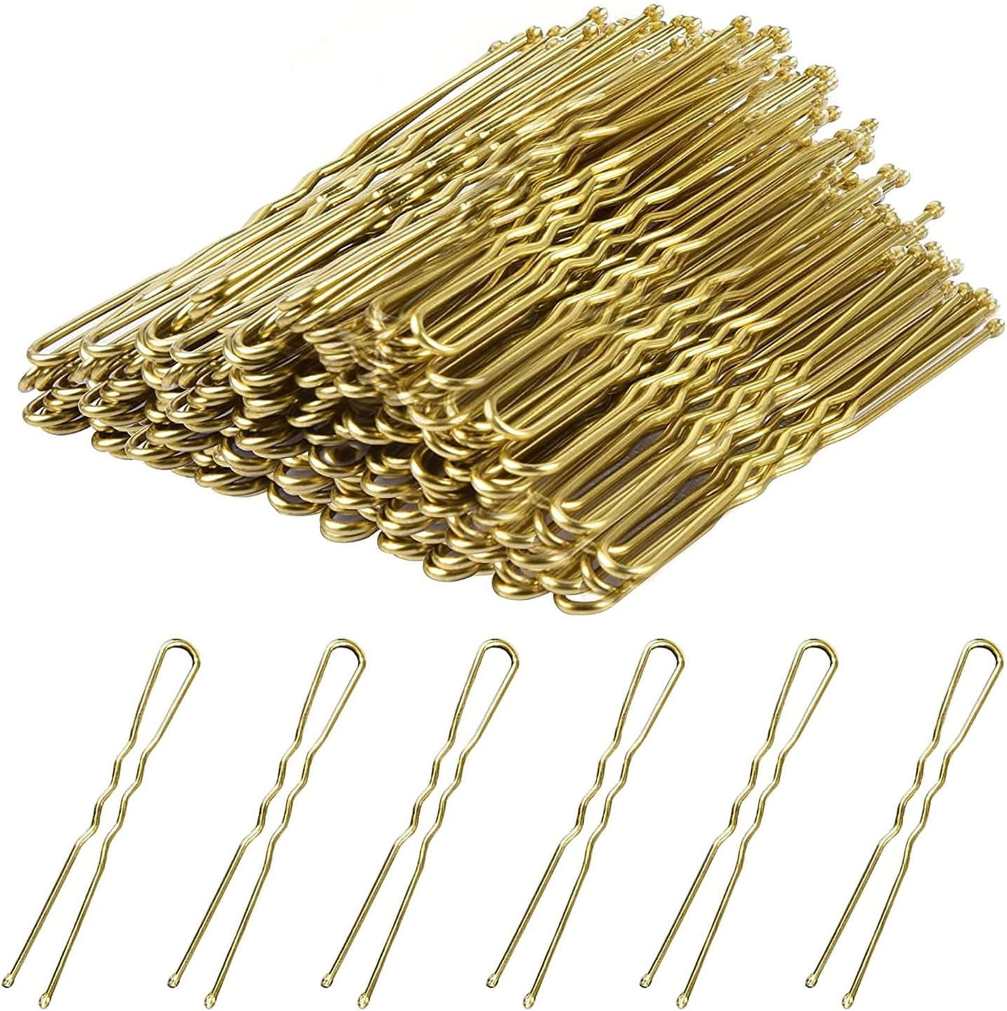 Metal Hair Pins Set - 5cm Bobby Pins for Buns Hair Bun U Shaped Pins ...