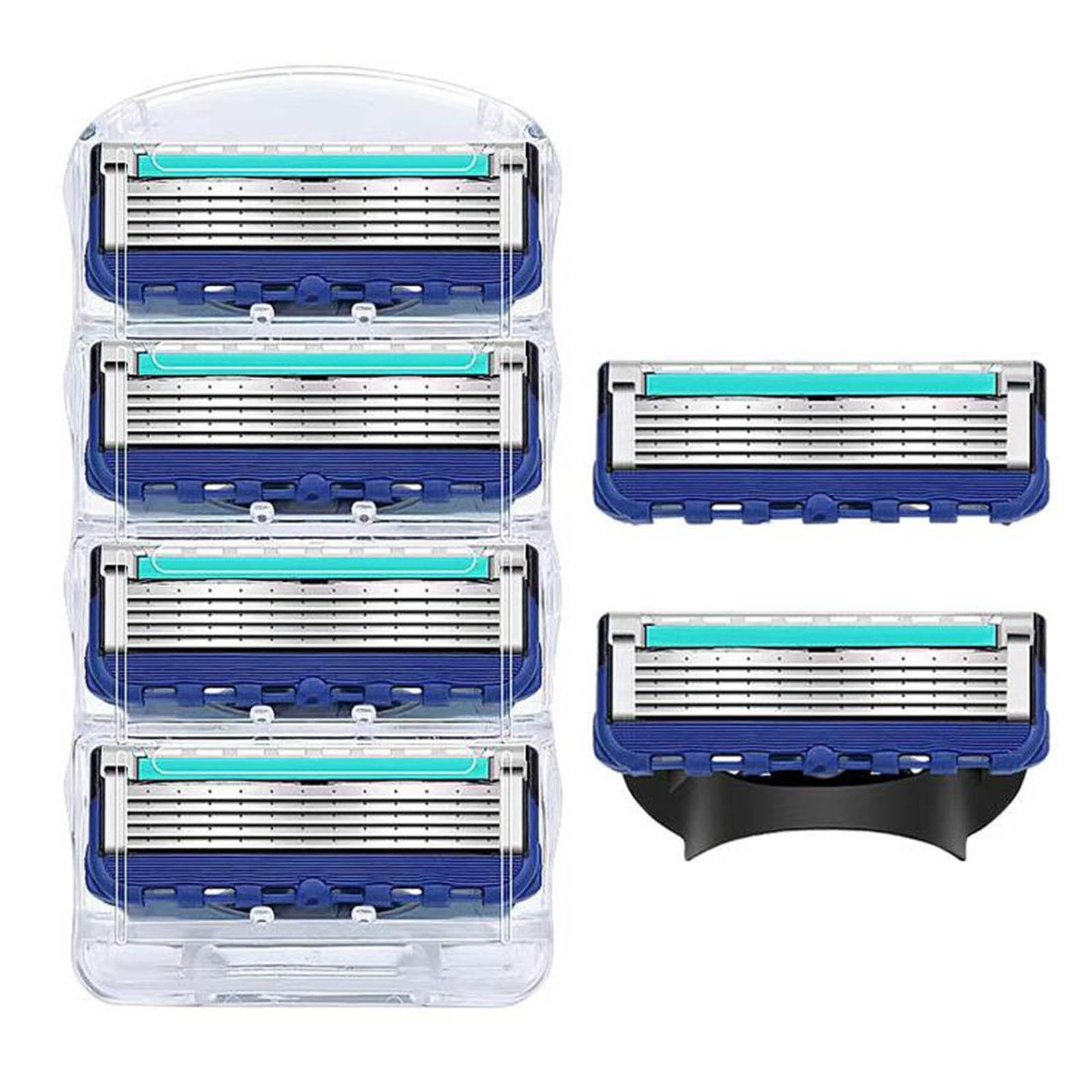 Metal Hair Rollers Men's 5 Shaver Replacement Head System Mens Shaving ...